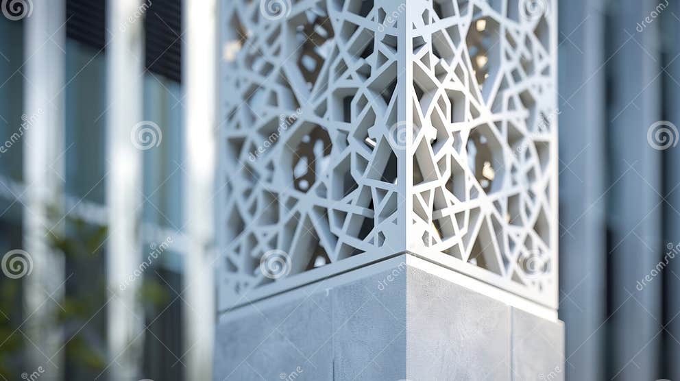 A Rectangular Column with Sharp Edges and Clean Lines Showcasing ...