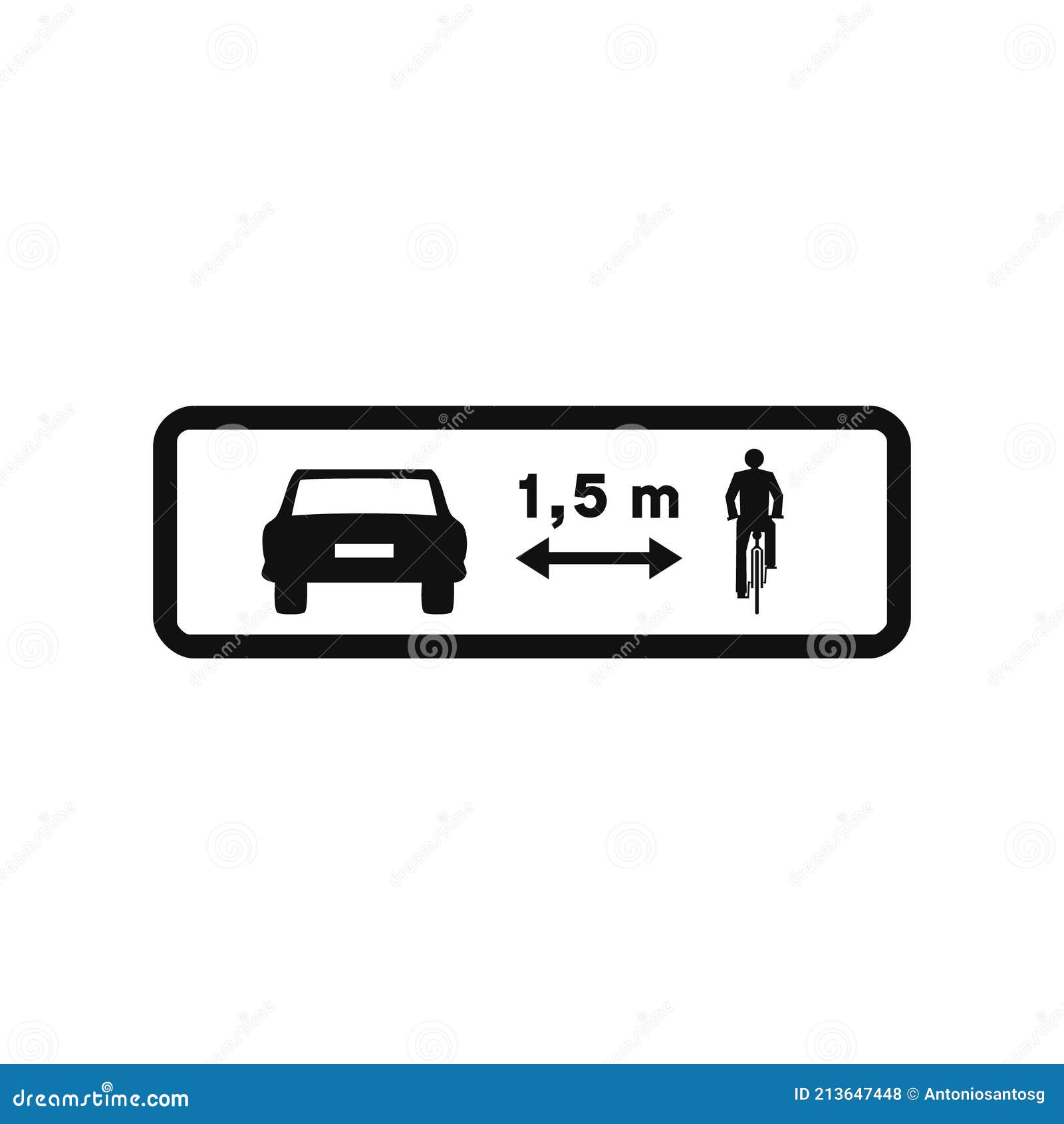 20 M Minimum Distance Colored Icon. Element Of Road Signs And Junctions ...