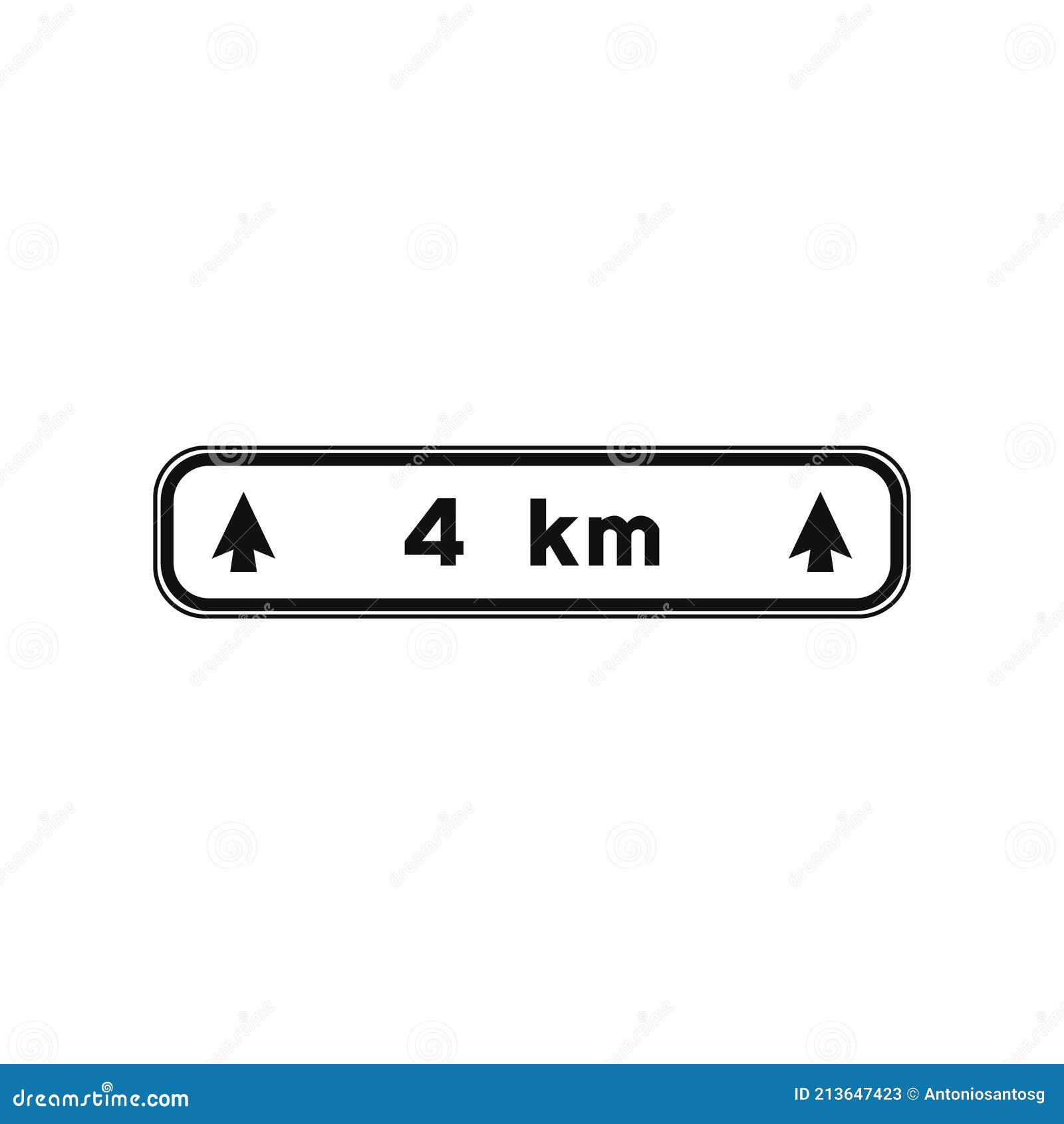 Rectangular Complementary Panel In Black And White, Isolated On White ...