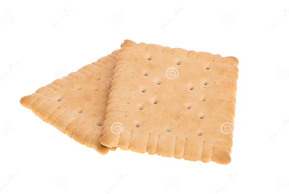 Rectangular Cookies Isolated Stock Image - Image of nutrition, white ...