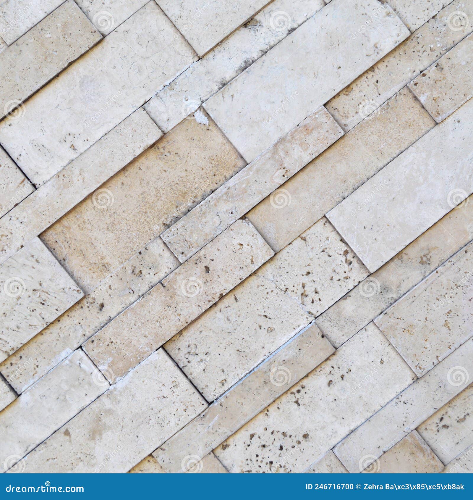 Cutting Beige Brown Marble Wall, Lined Up Stock Photo - Image of floor ...