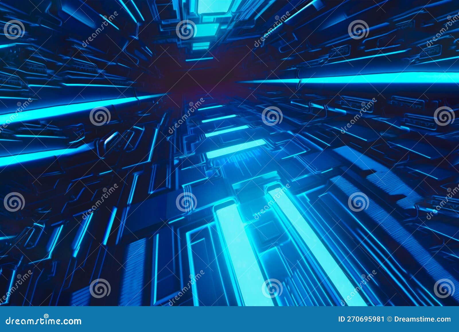 Rectangular Data Tonnel. The Concept Of Machine Learning And The ...