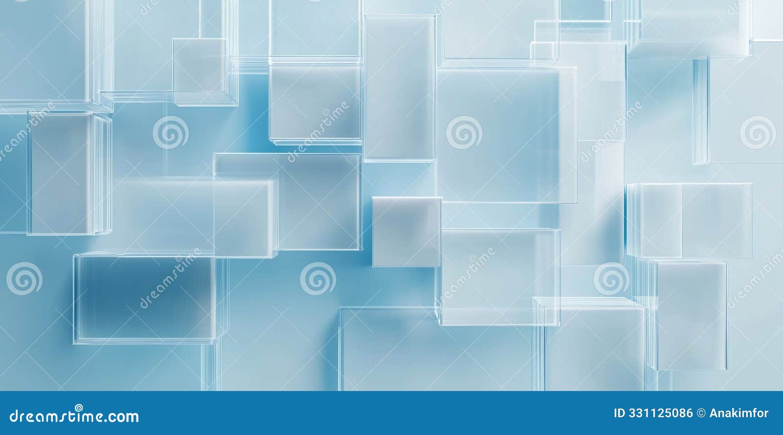 Rectangular Elements Made of Frosted Glass Stock Photo - Image of empty ...