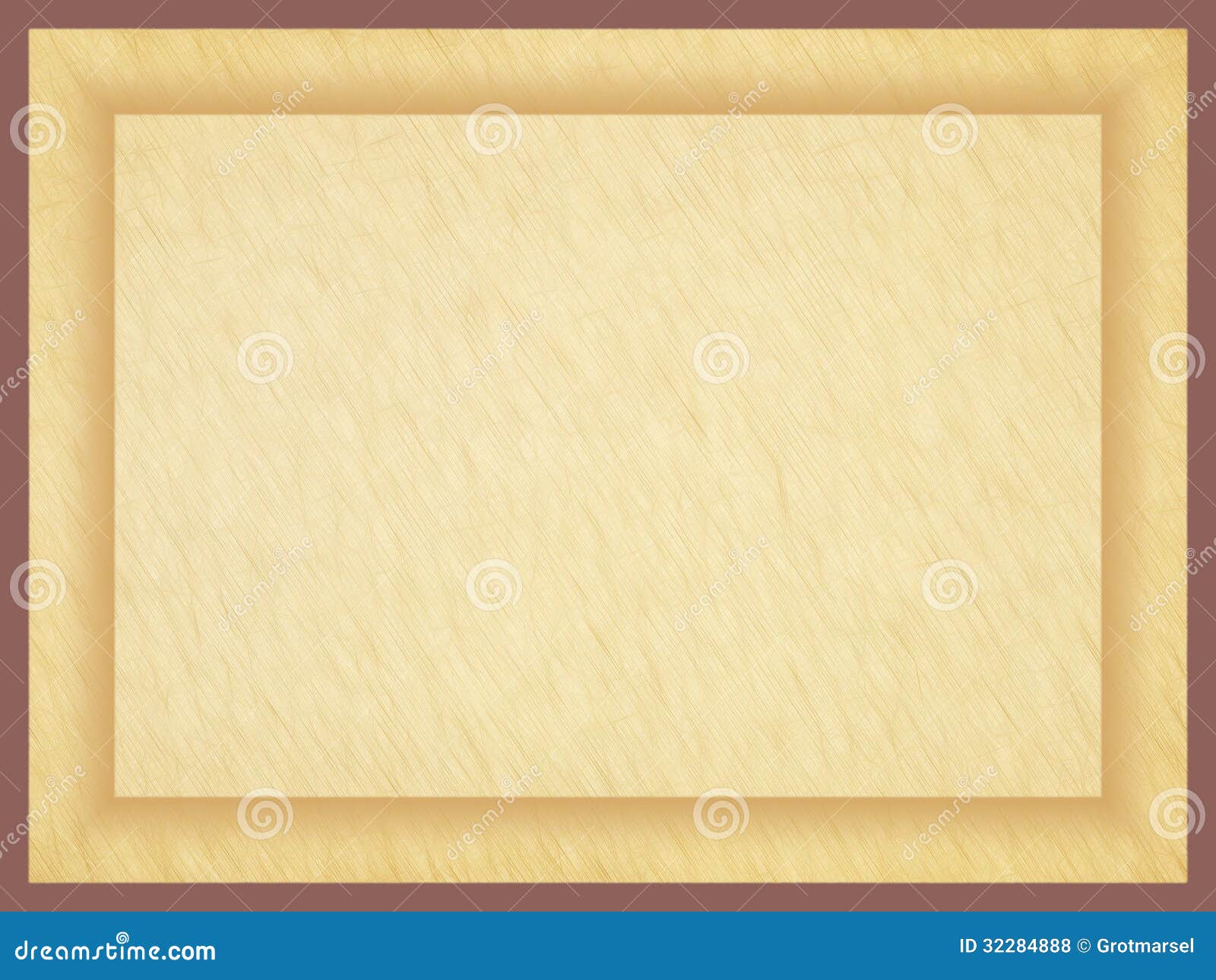 Rectangular Empty Old Papyrus Photo Frame. Stock Illustration ...