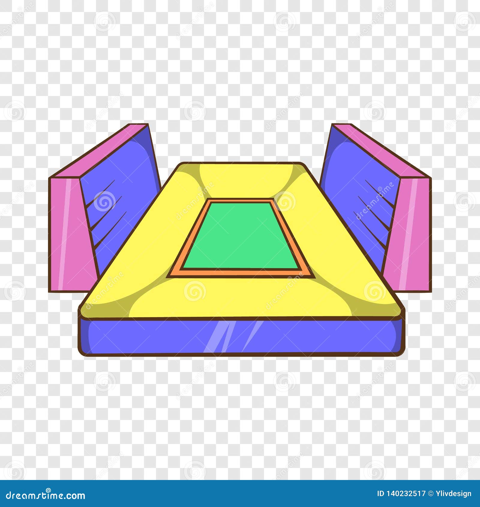 Rectangular Football Stadium Pattern Royalty-Free Cartoon ...