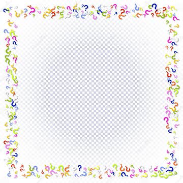 Pattern Frame of Question Marks Stock Illustration - Illustration of ...