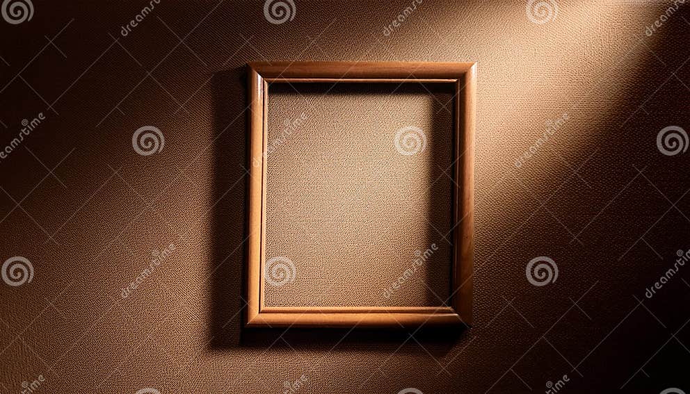Rectangular Frame with Subtle Lighting Stock Illustration ...