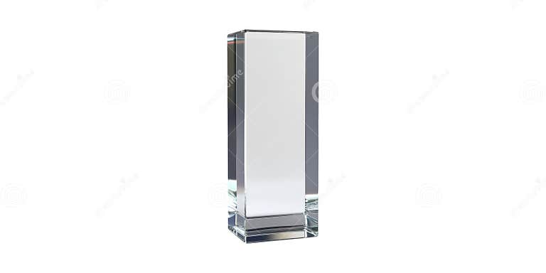 Rectangular Glass Trophy Award Isolated on Transparent Background Stock ...