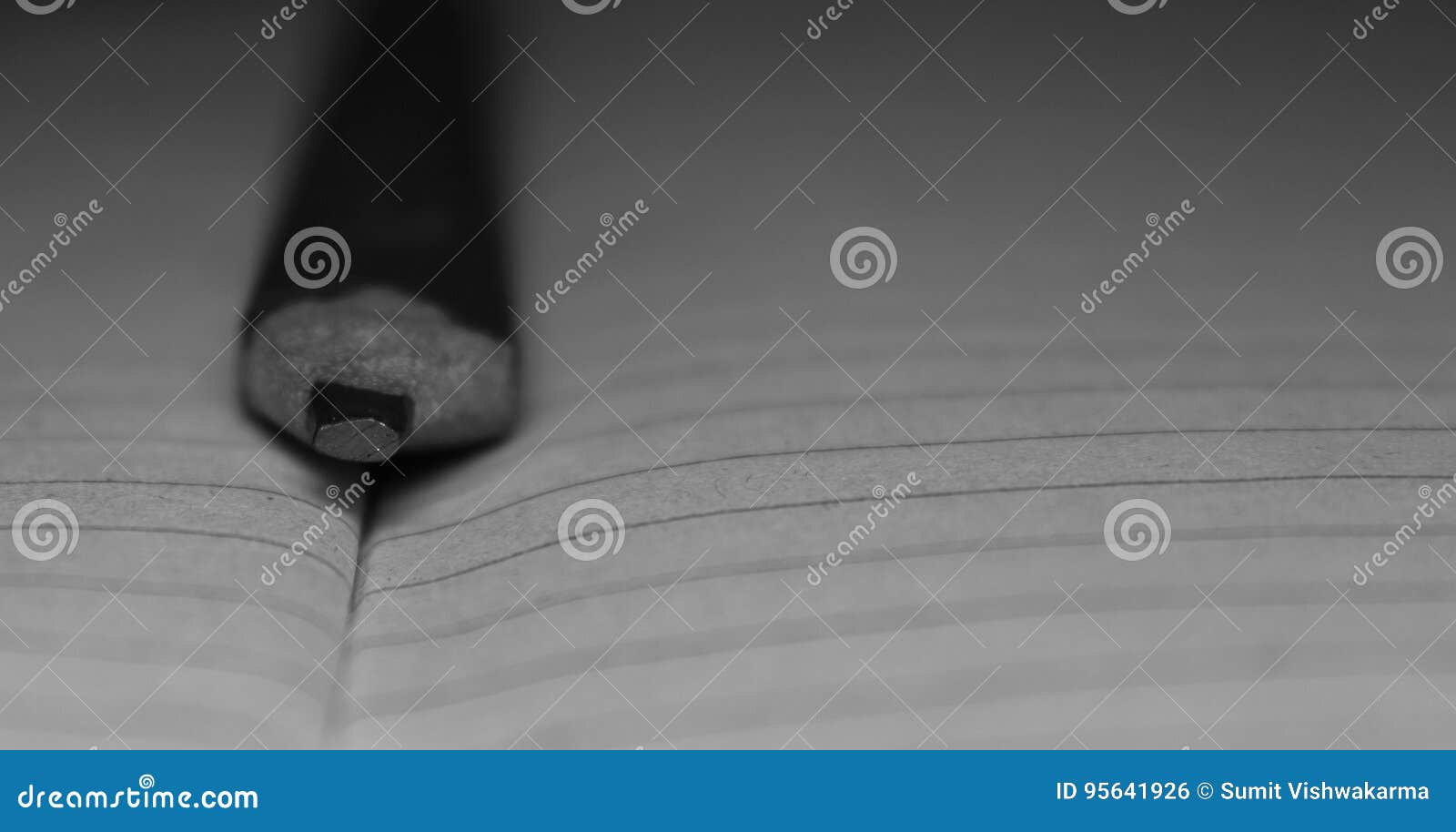 Rectangular Graphite Pencil Stock Photo - Image of hand, paper: 95641926