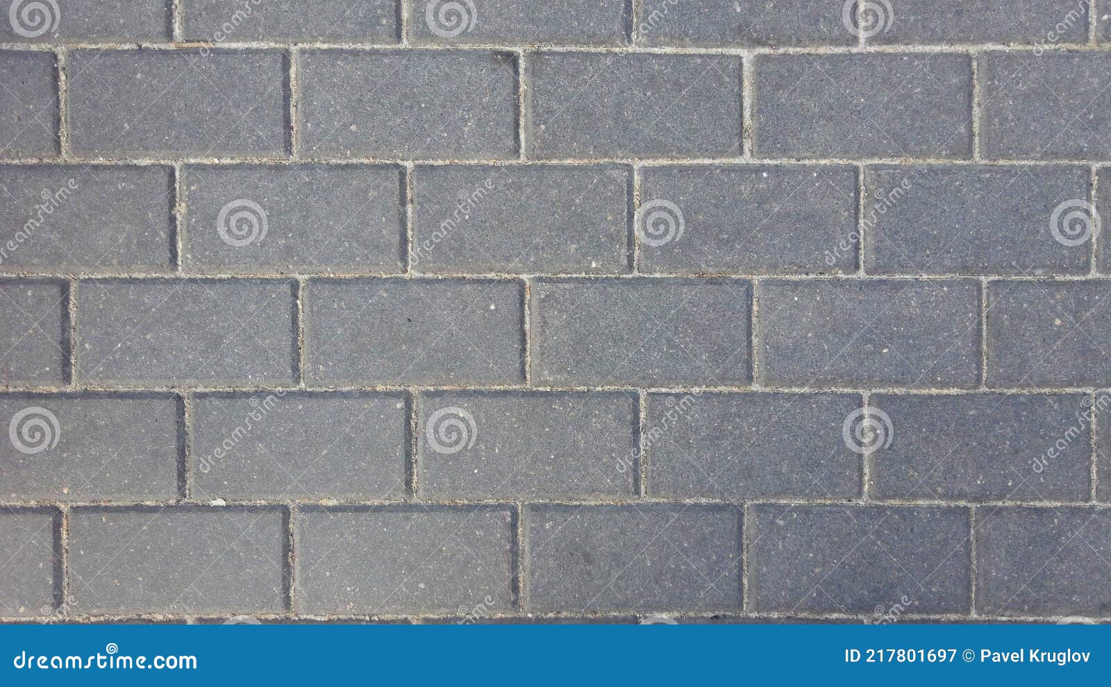 Rectangular Gray Tile or Stone Paved Stock Image - Image of road ...