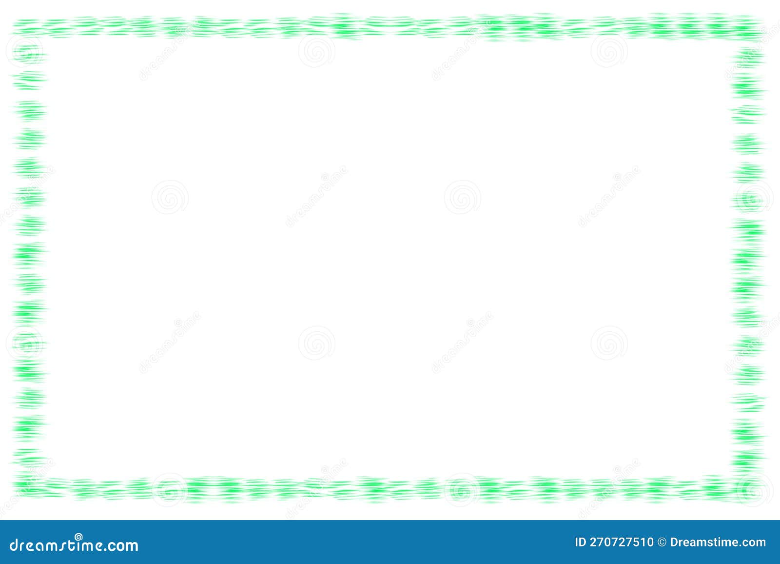 Rectangular Green Banner Frames, Borders, Painted on Transparent ...