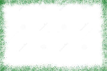 Rectangular Green Banner Frames, Borders, Painted on Transparent ...