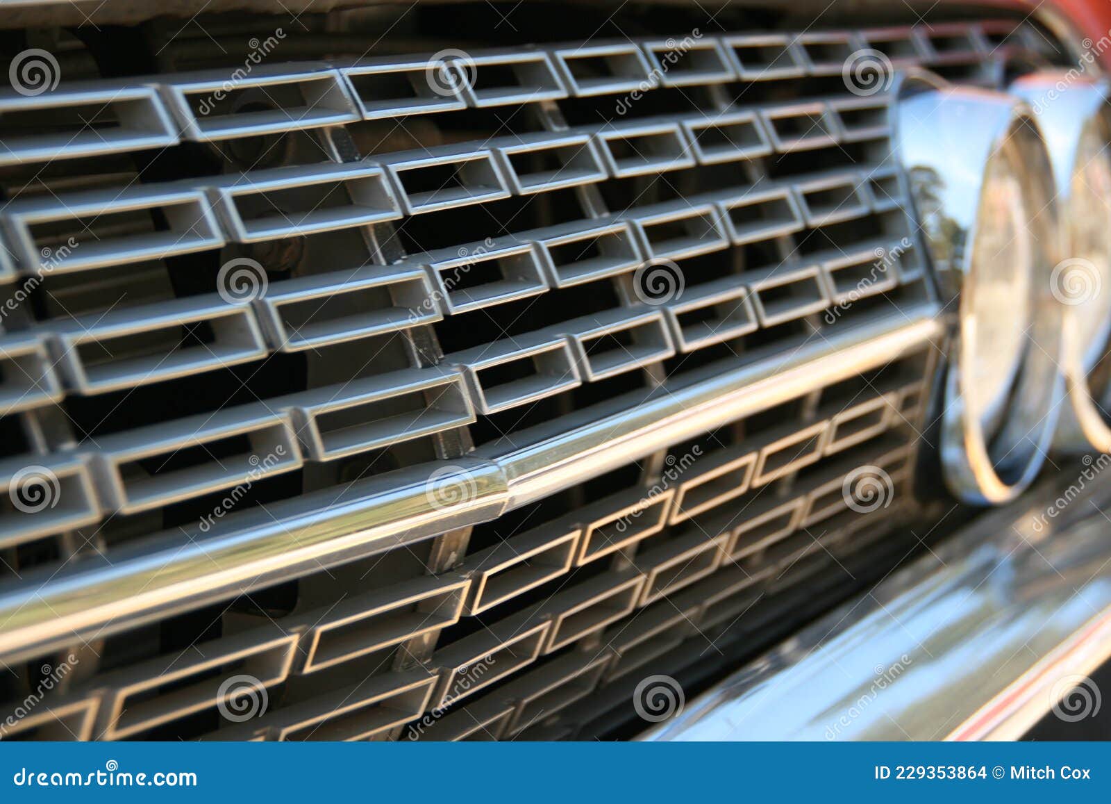 Rectangles Grille stock photo. Image of sixties, classic - 229353864