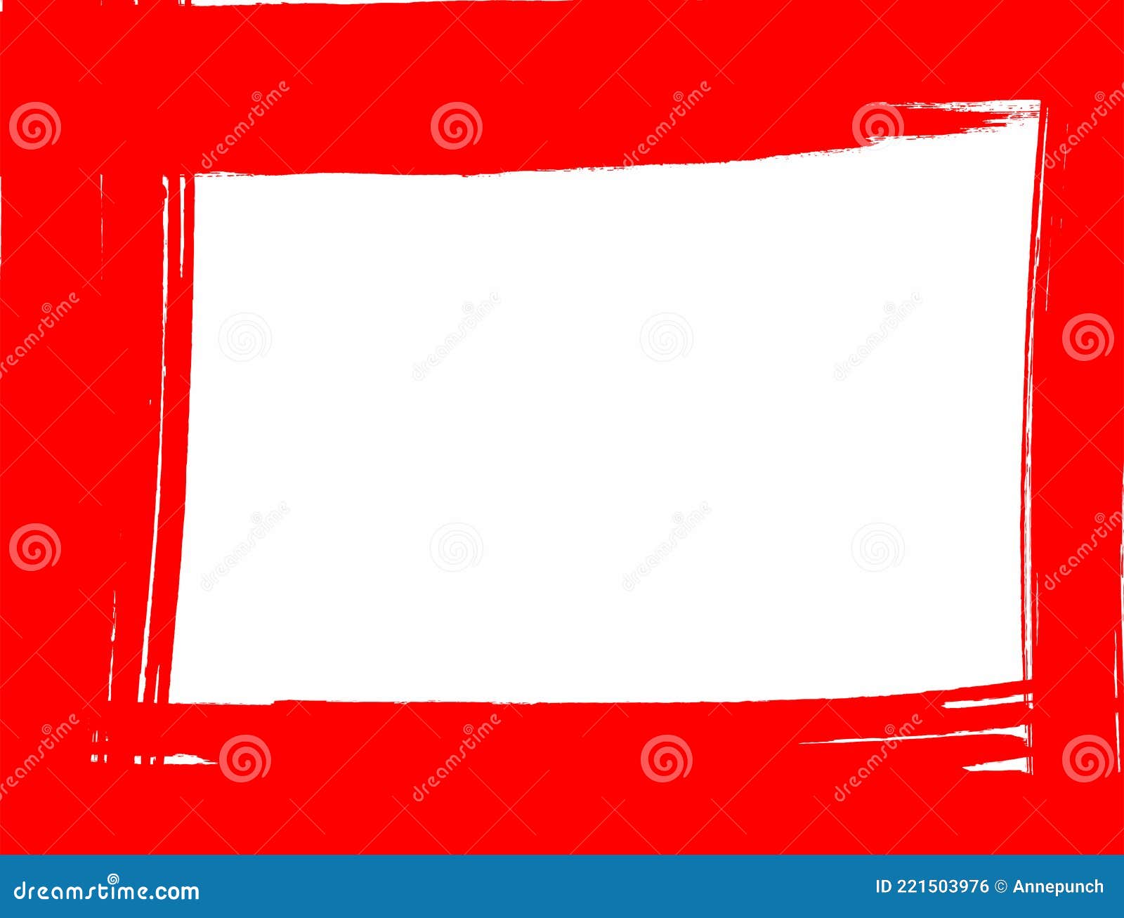 Rectangular Grunge Banner. Horizontal Background With A Frame Painted ...