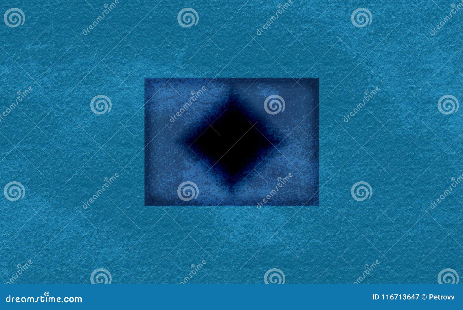 Rectangular Hole in the Ocean Stock Illustration - Illustration of blue ...