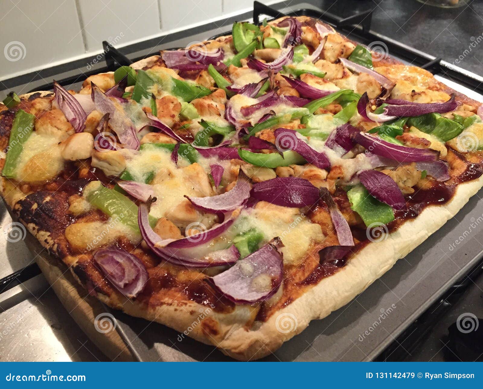 Pizza homemade landscape stock image. Image of cheese - 131142479