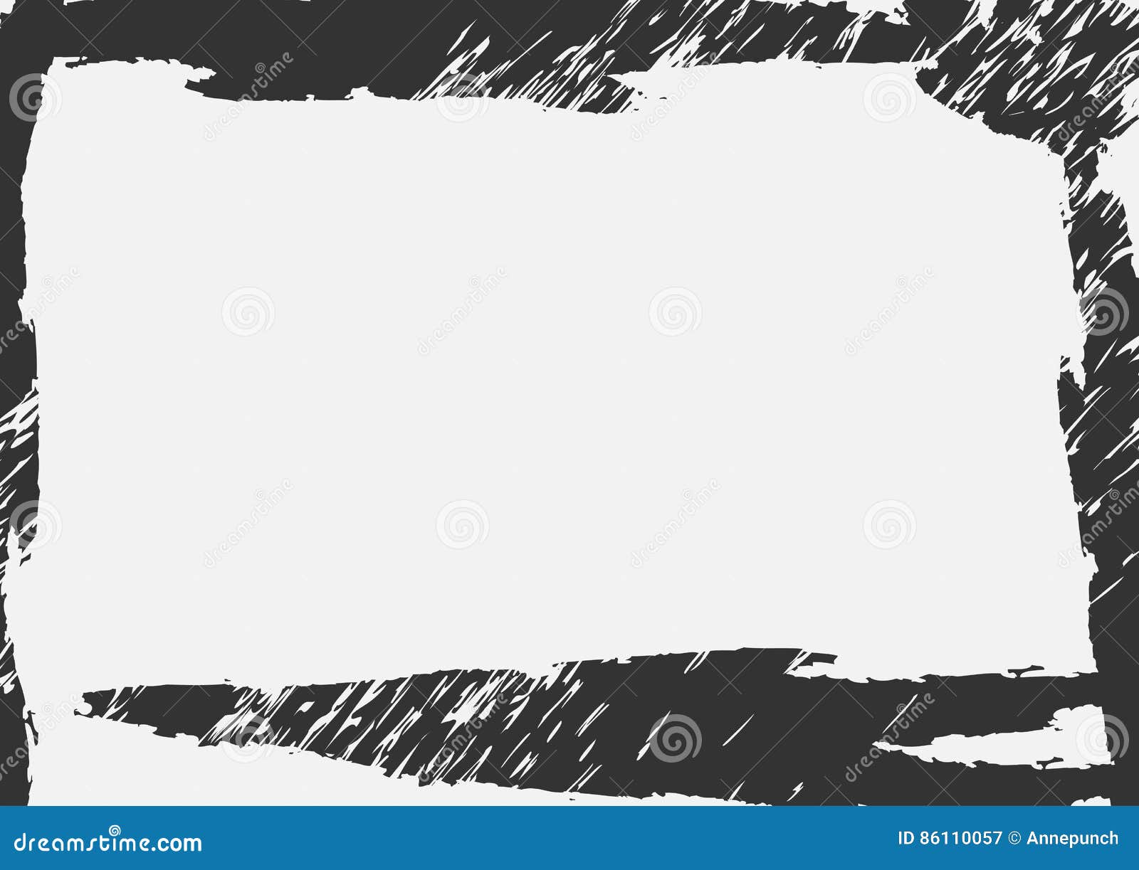 The Rectangular Horizontal Background with Scratched Frame. Stock ...
