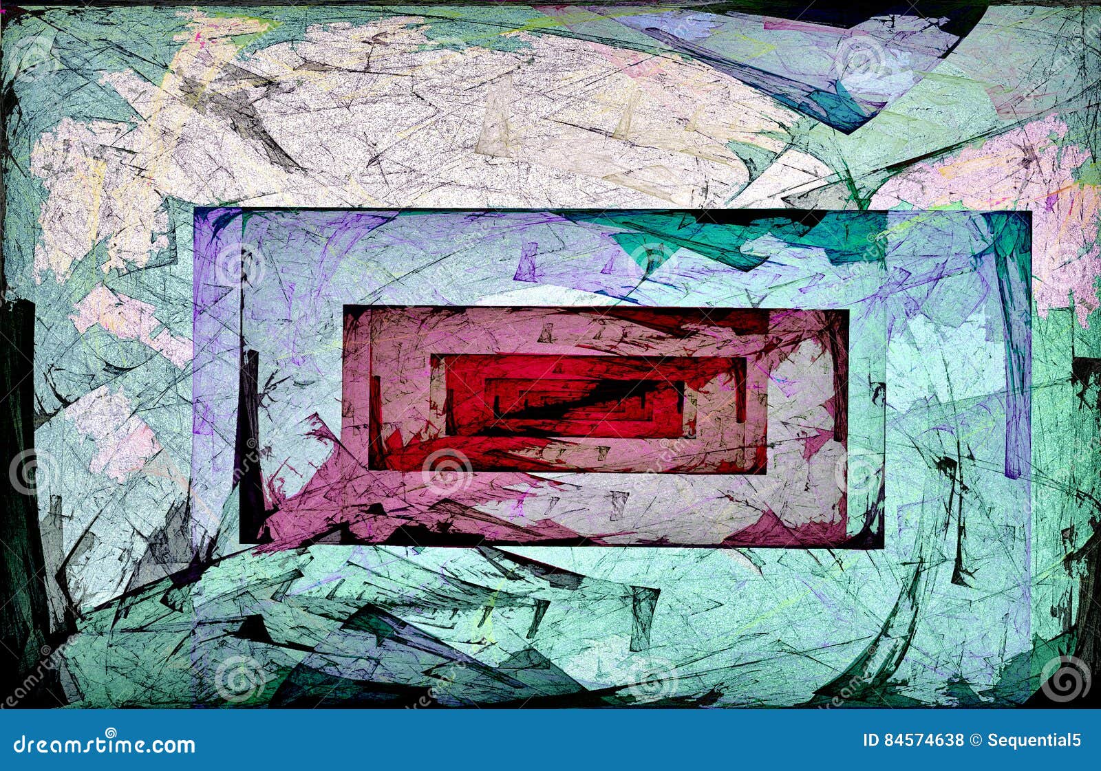 Rectangular Infinity stock illustration. Illustration of fractal - 84574638