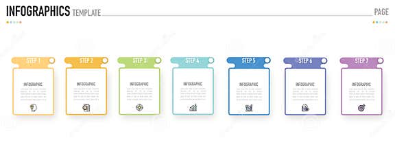 Rectangular Paper Origami Infographic for Business Presentation Stock ...