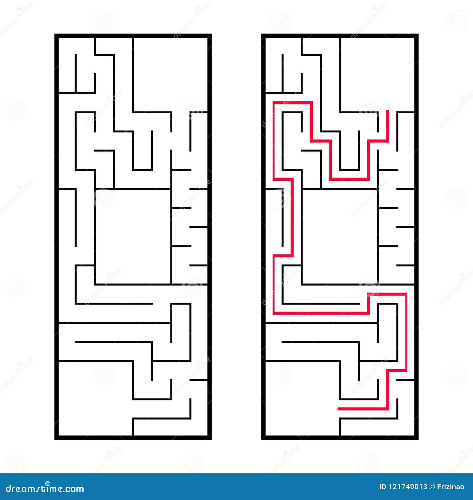 Rectangular Labyrinth, Maze. an Interesting and Useful Game for ...