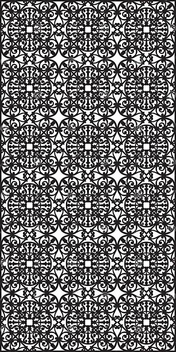Rectangular Lattice Pattern Background in Oriental Style. Arabesque Stock Illustration ...