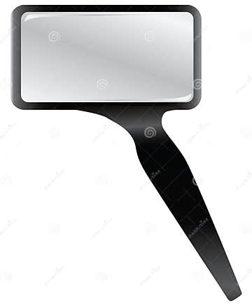 Rectangular Magnifying Glass Stock Vector - Illustration of instrument ...