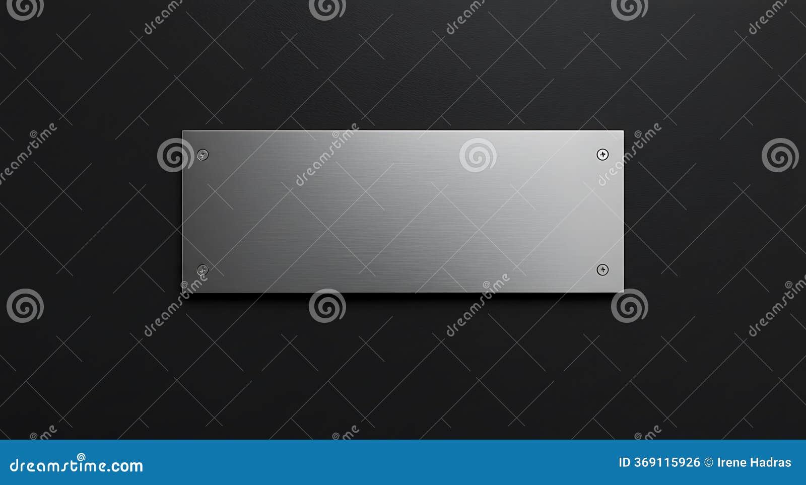 Rectangular Metal Plate With Six Evenly Spaced Holes Is Shown Against ...