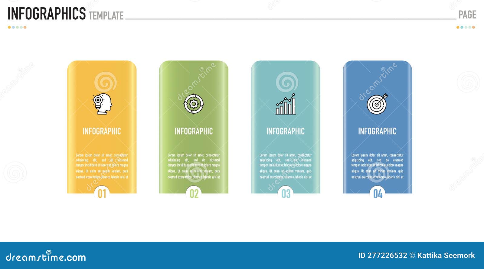 Rectangular Metallic Texture Infographic for Business Presentation ...