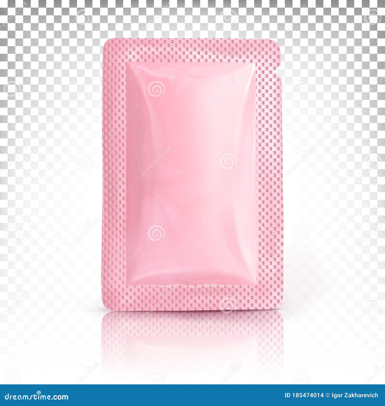 Rectangular Mini Packaging, Sachet, Pink Stick for Cream, Sauce ...