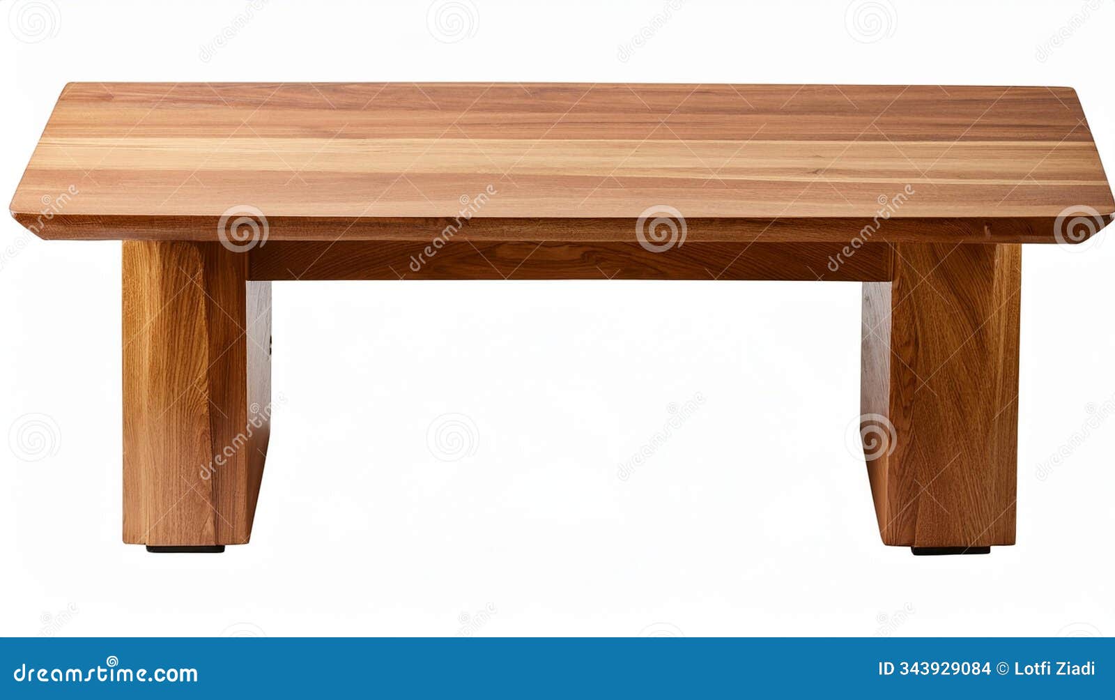 A Rectangular Oak Dining Table on White Background PNG Stock ...