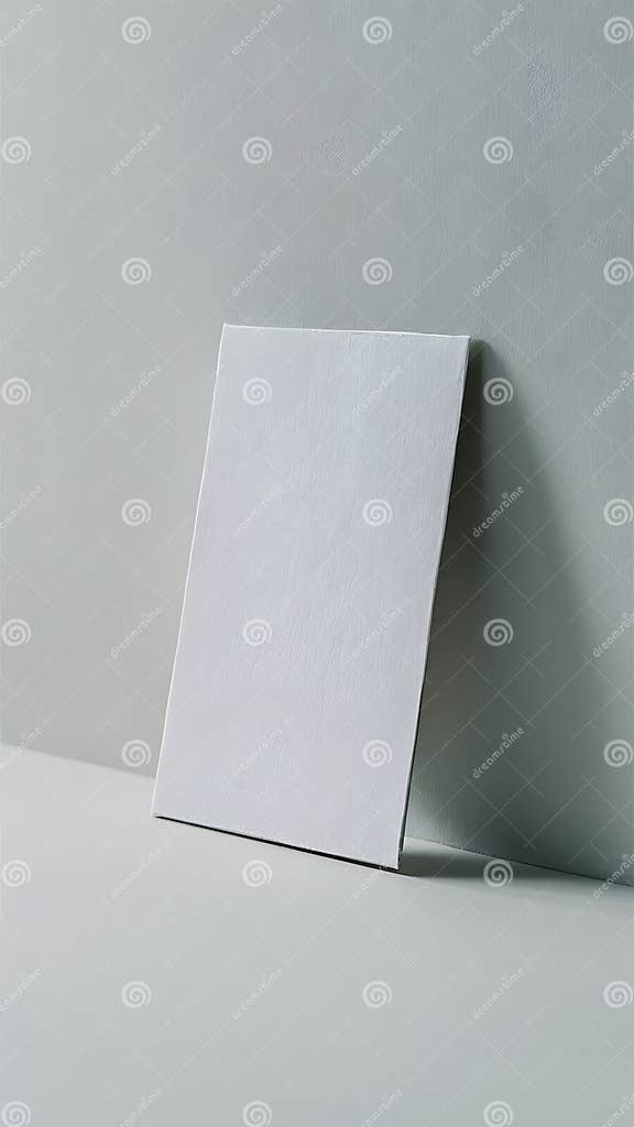 Rectangular Object with Sharp Edge and Raised Top Against Gray ...