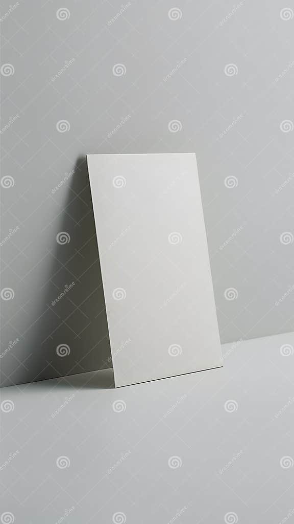 Rectangular Object with Sharp Edge and Raised Top Against Gray ...