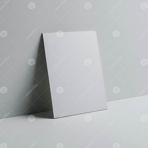 Rectangular Object with Sharp Edge and Raised Top Against Gray ...