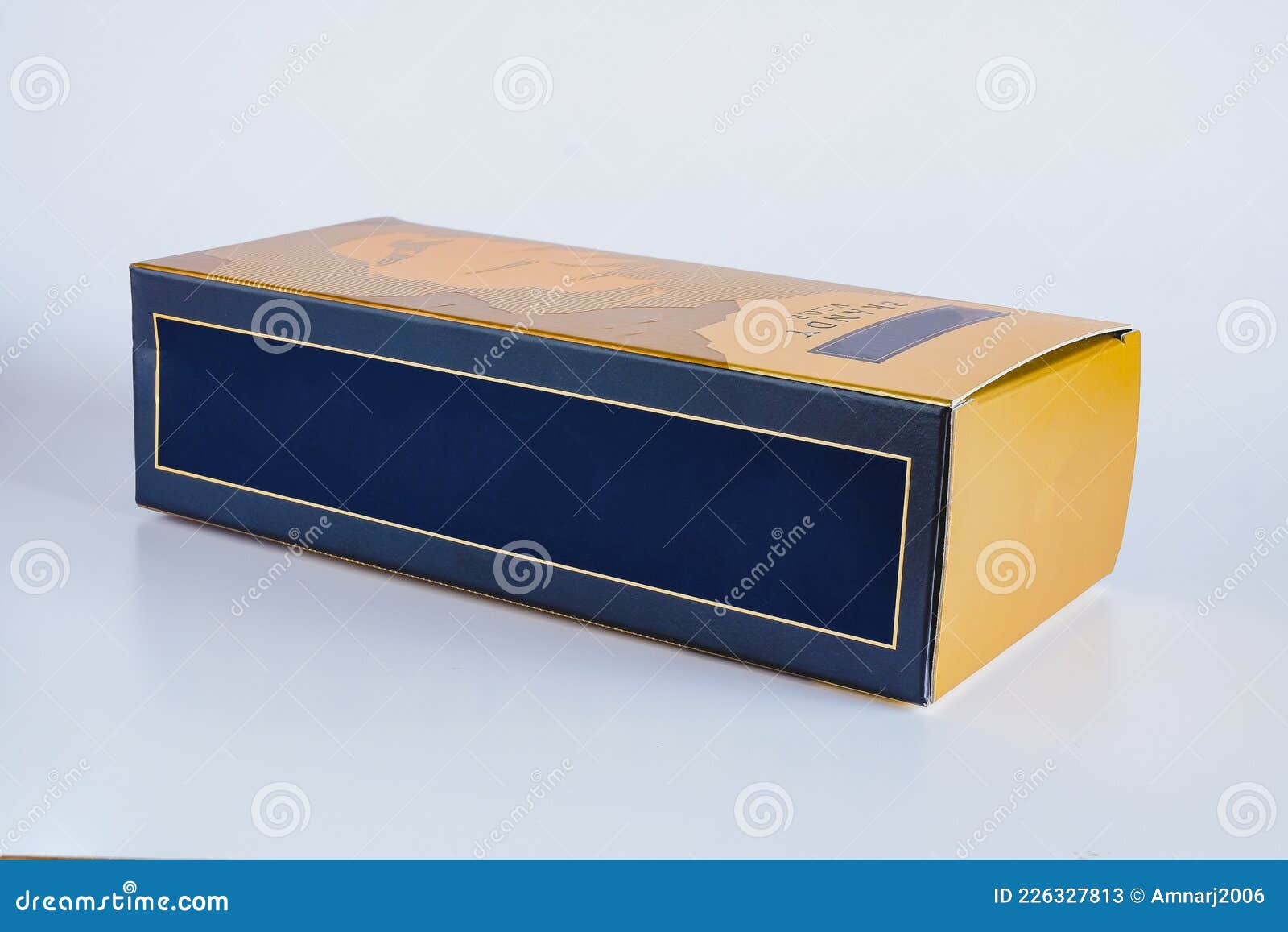 A Rectangular Packaging Boxes Mockups Isolated . Stock Image - Image of ...