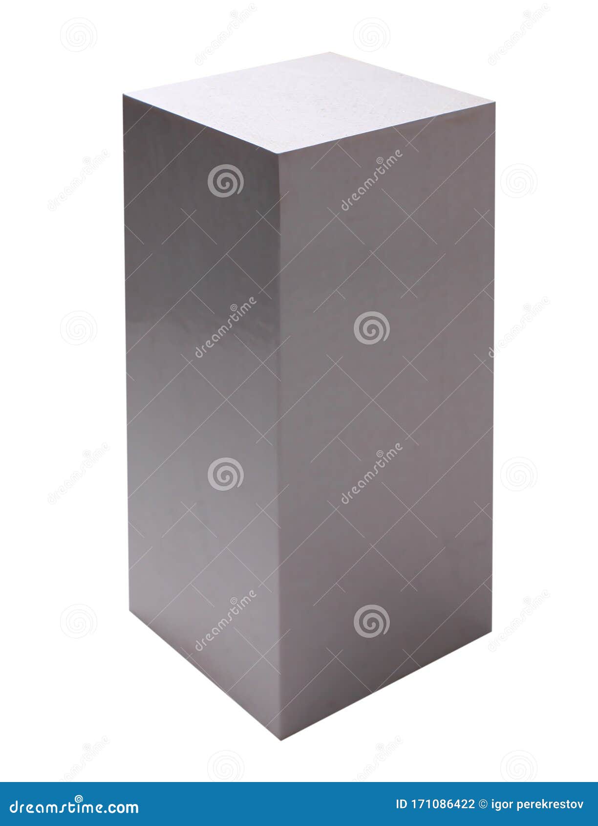 Rectangular Parallelepiped, Isolated on White Background, Geometric ...