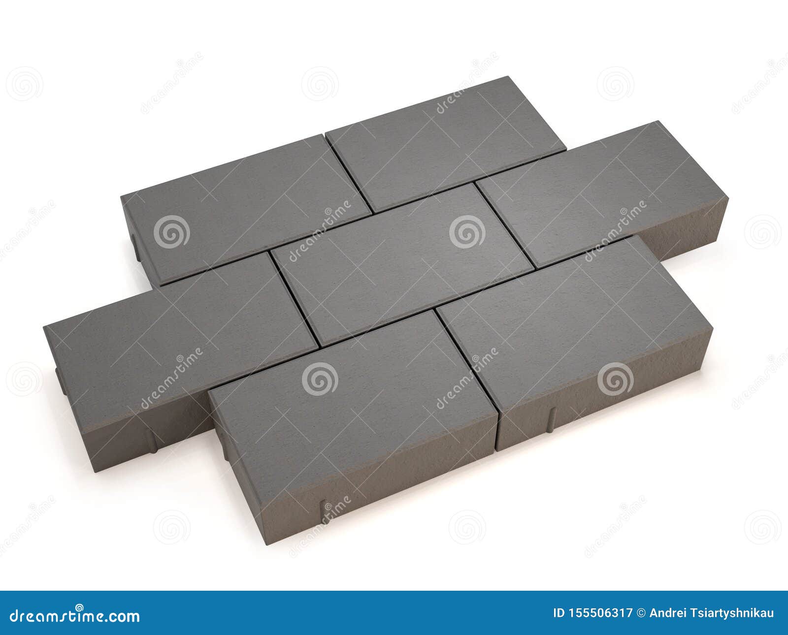 Rectangular Paving Slabs Laid As Square. Seamless Stock Image ...