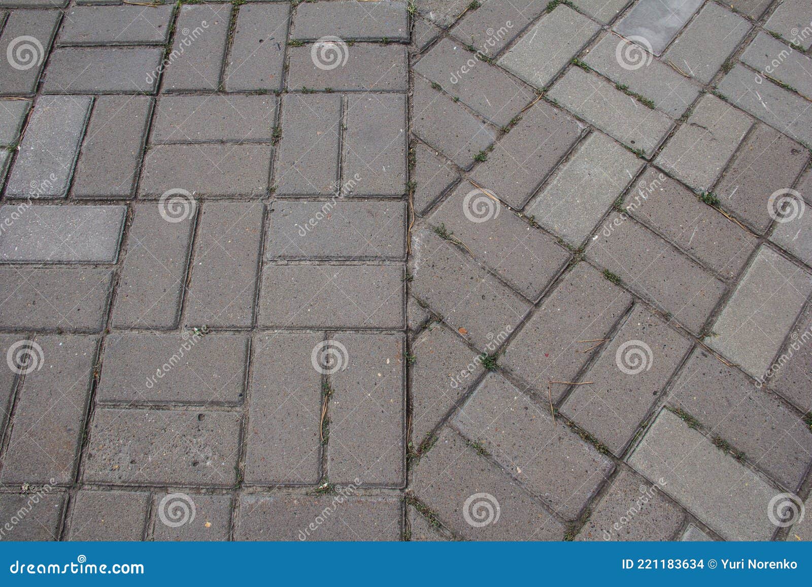 Rectangular Paving Slabs Lying at Different Angles Stock Photo - Image ...