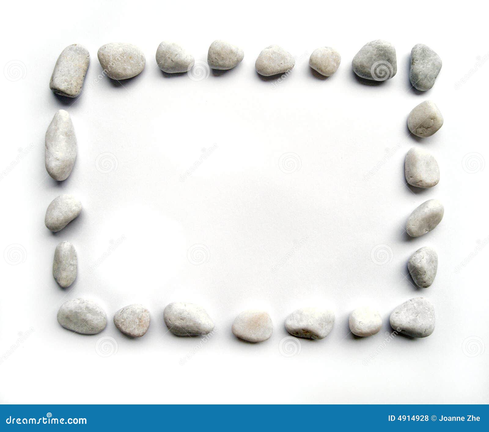 Rectangular pebbles frame stock photo. Image of square - 4914928