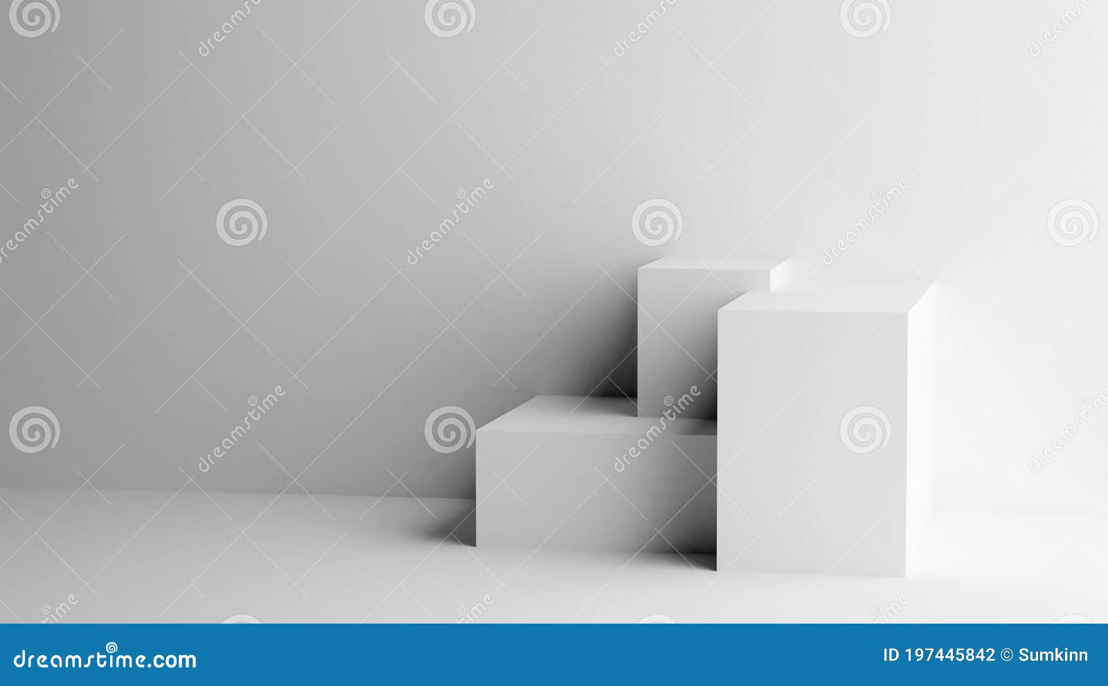 Rectangular Pedestals Template. Stock Illustration - Illustration of ...