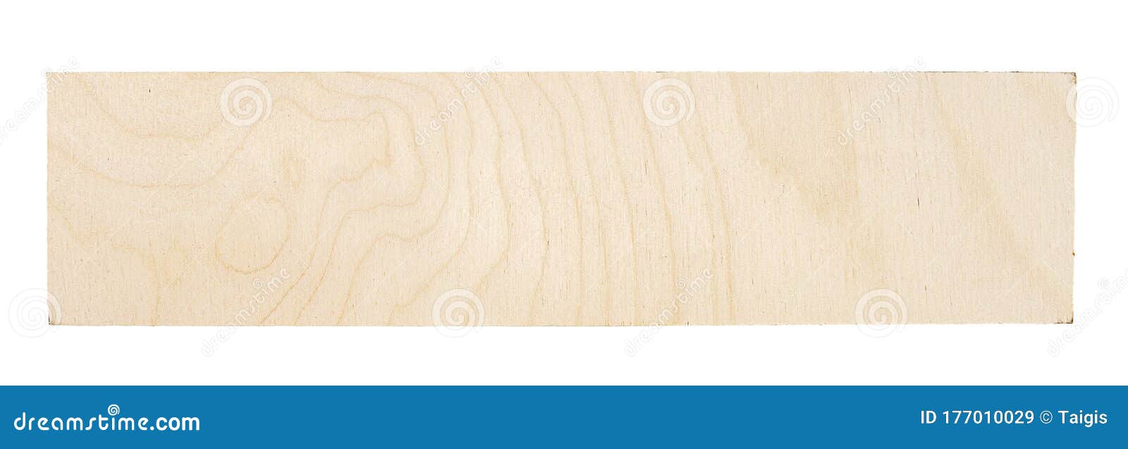 Rectangular Piece of Birch Plywood Stock Image - Image of panel ...