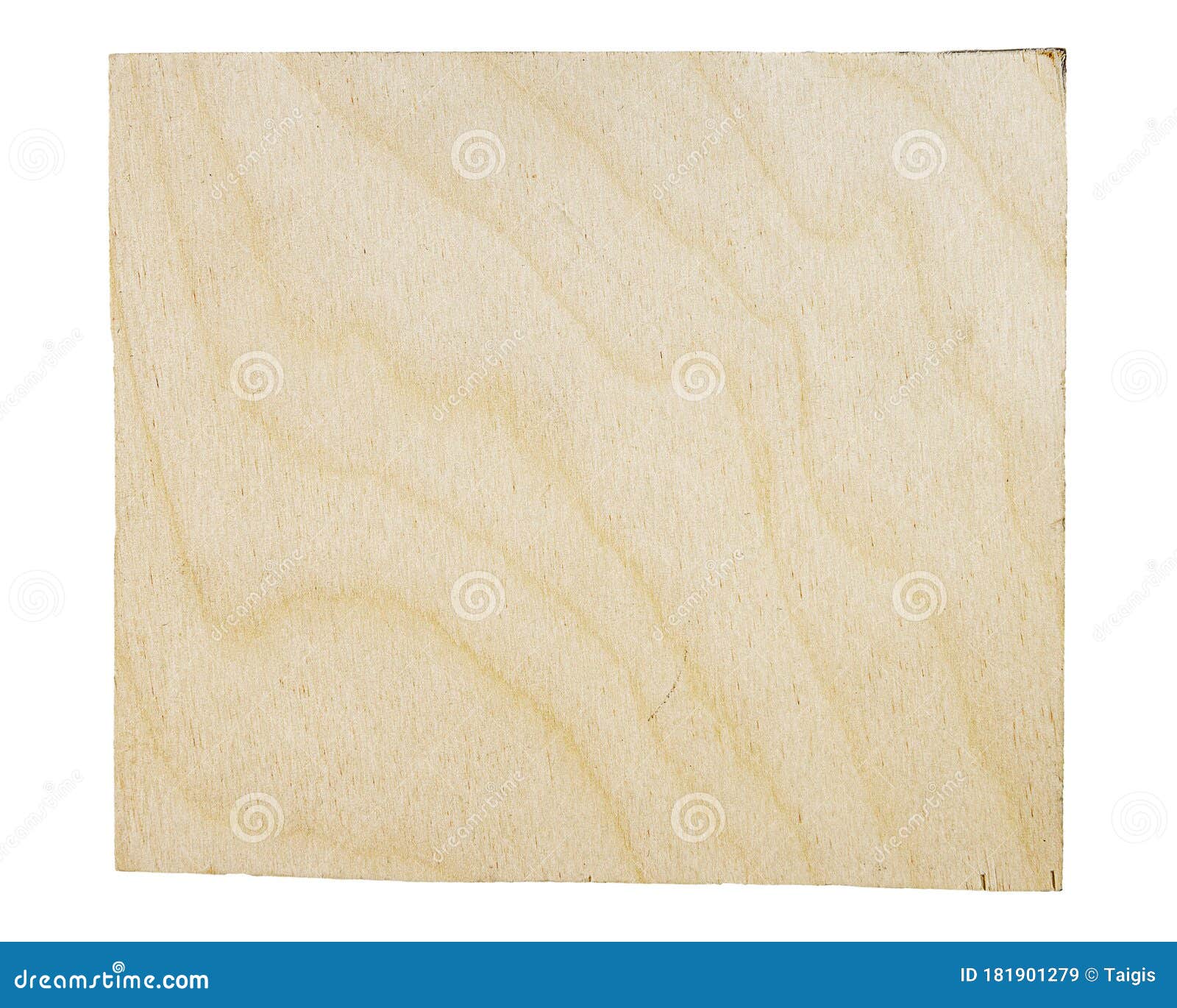 Rectangular Piece of Birch Plywood Stock Image - Image of background ...
