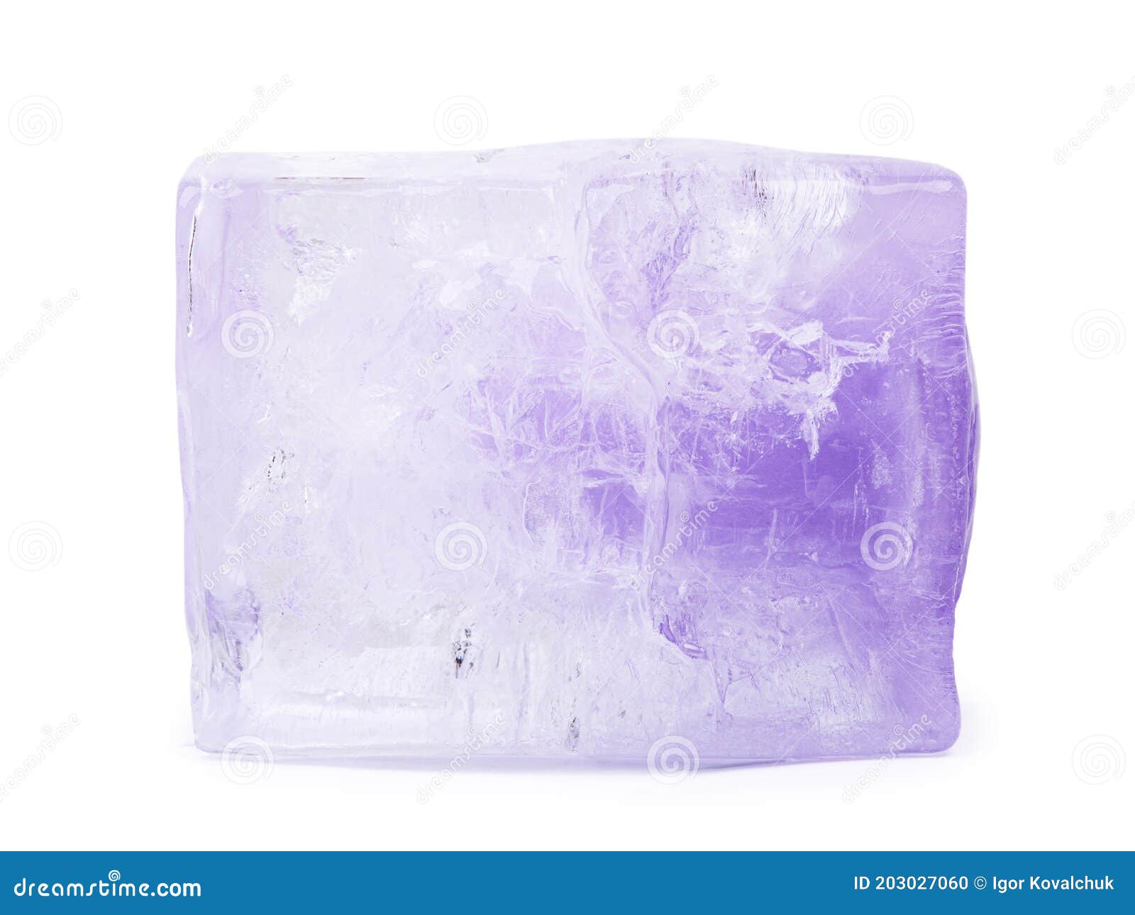 Rectangular piece of ice stock photo. Image of object - 203027060