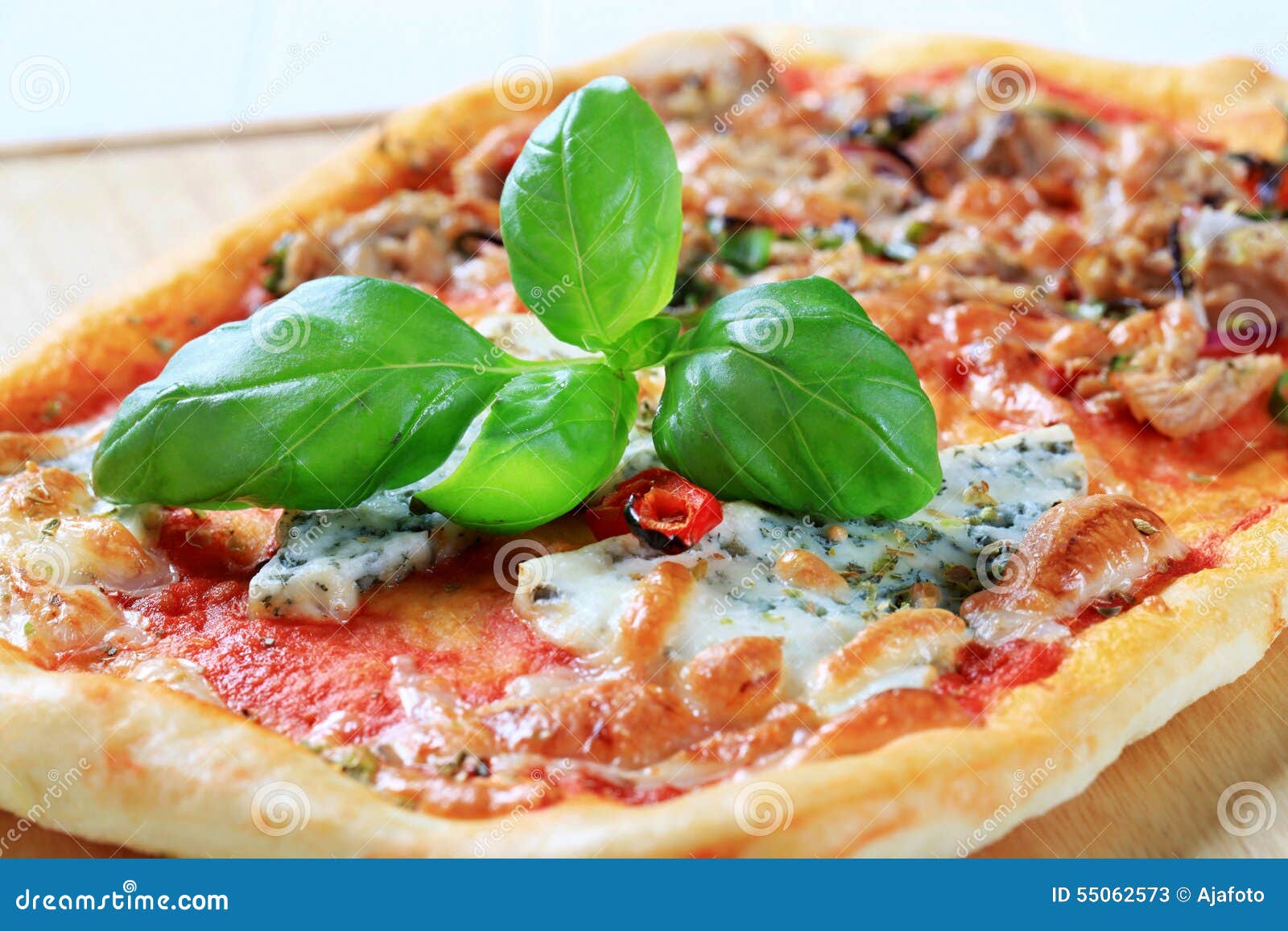 Rectangular pizza stock image. Image of italian, sauce - 55062573