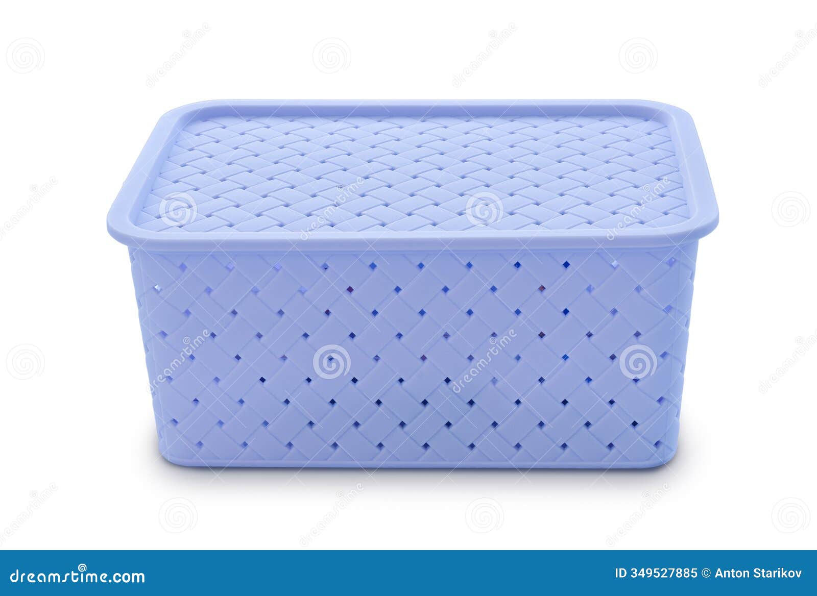 Rectangular Plastic Storage Container Stock Image - Image of cover ...