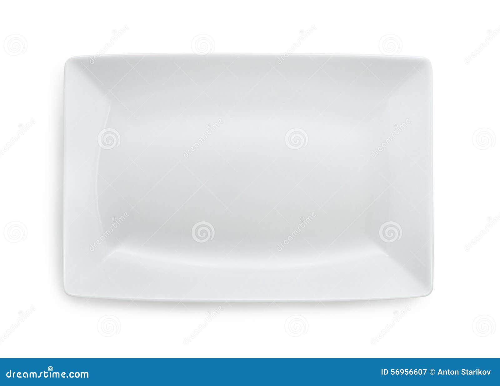 Rectangular plate stock image. Image of dinner, copy - 56956607