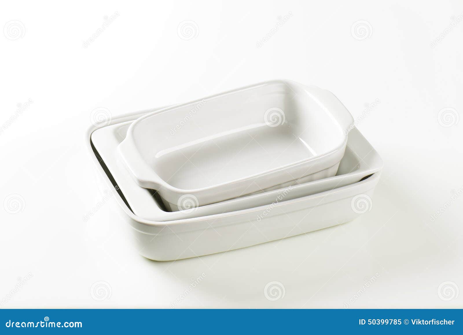 Rectangular Porcelain Dishes Stock Image - Image of ware, bakeware ...