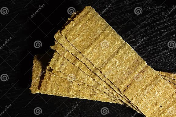 Rectangular Potato Chips stock photo. Image of snack - 200846508