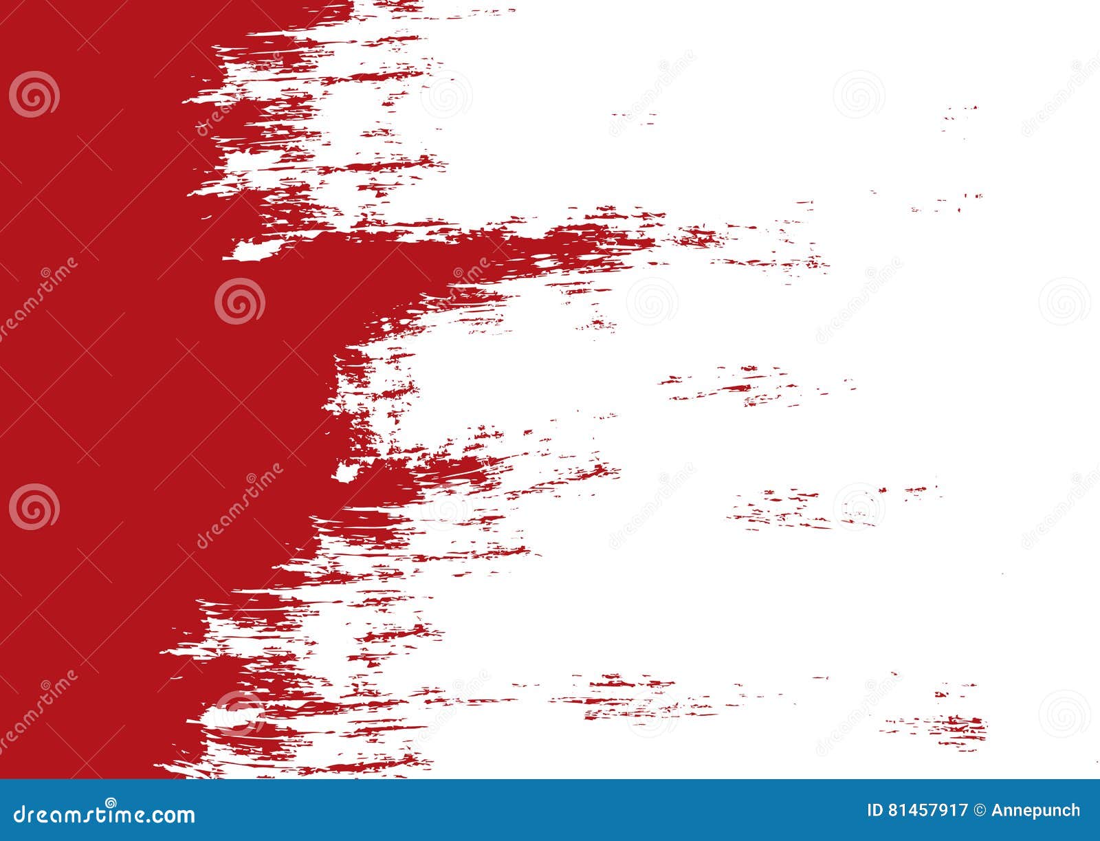 Rectangular Ragged Background Painted Rough Brush. Stock Vector ...