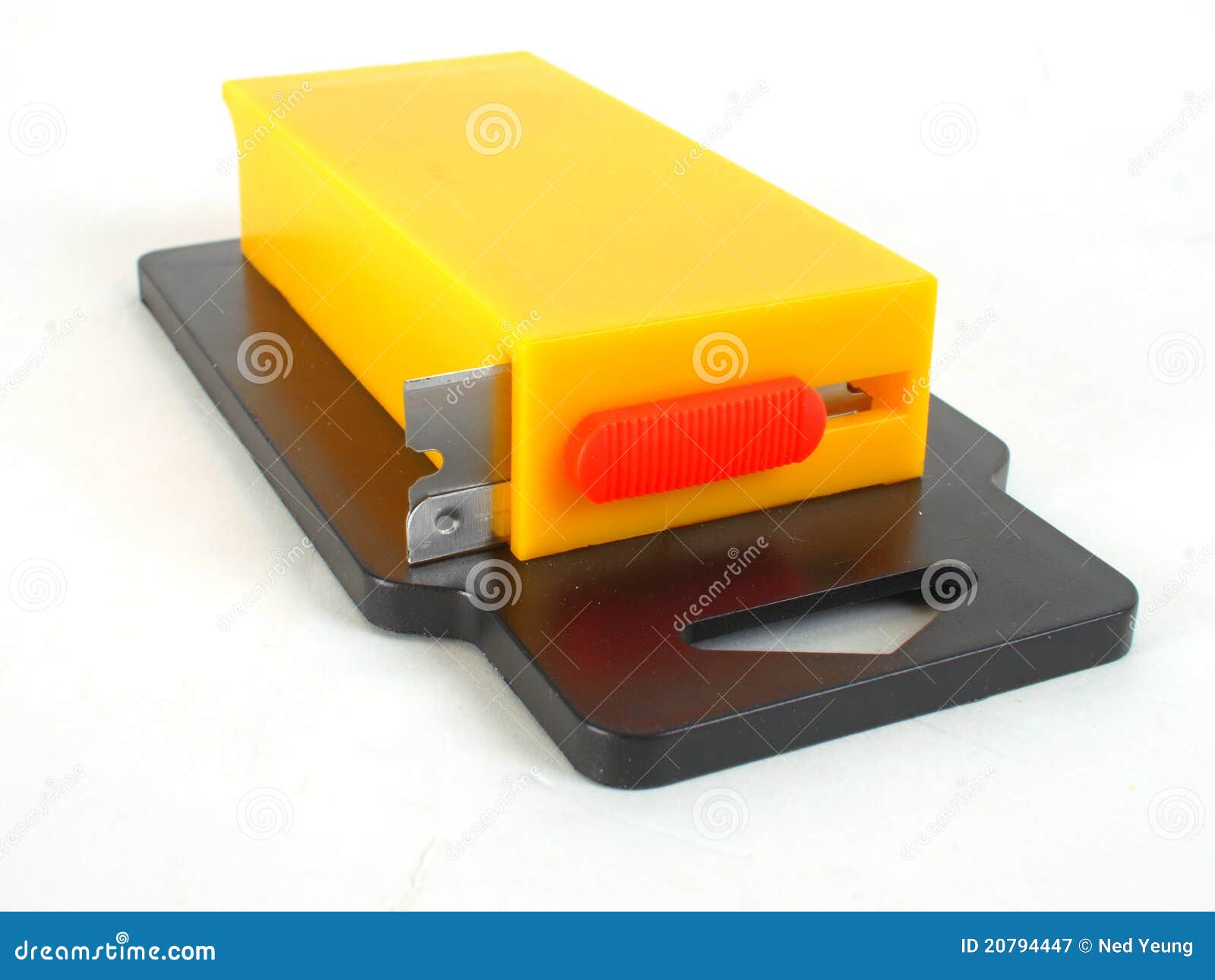 Rectangular Razor Blade Dispenser Stock Image - Image of isolated ...