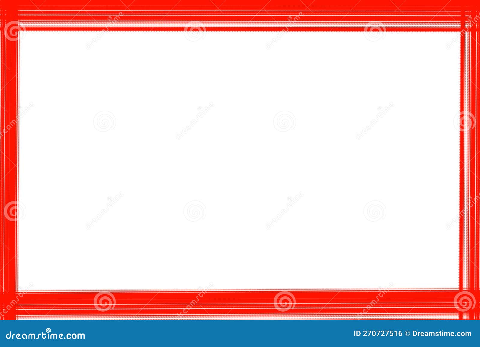Rectangular Red Banner Frames, Borders, Painted on Transparent ...